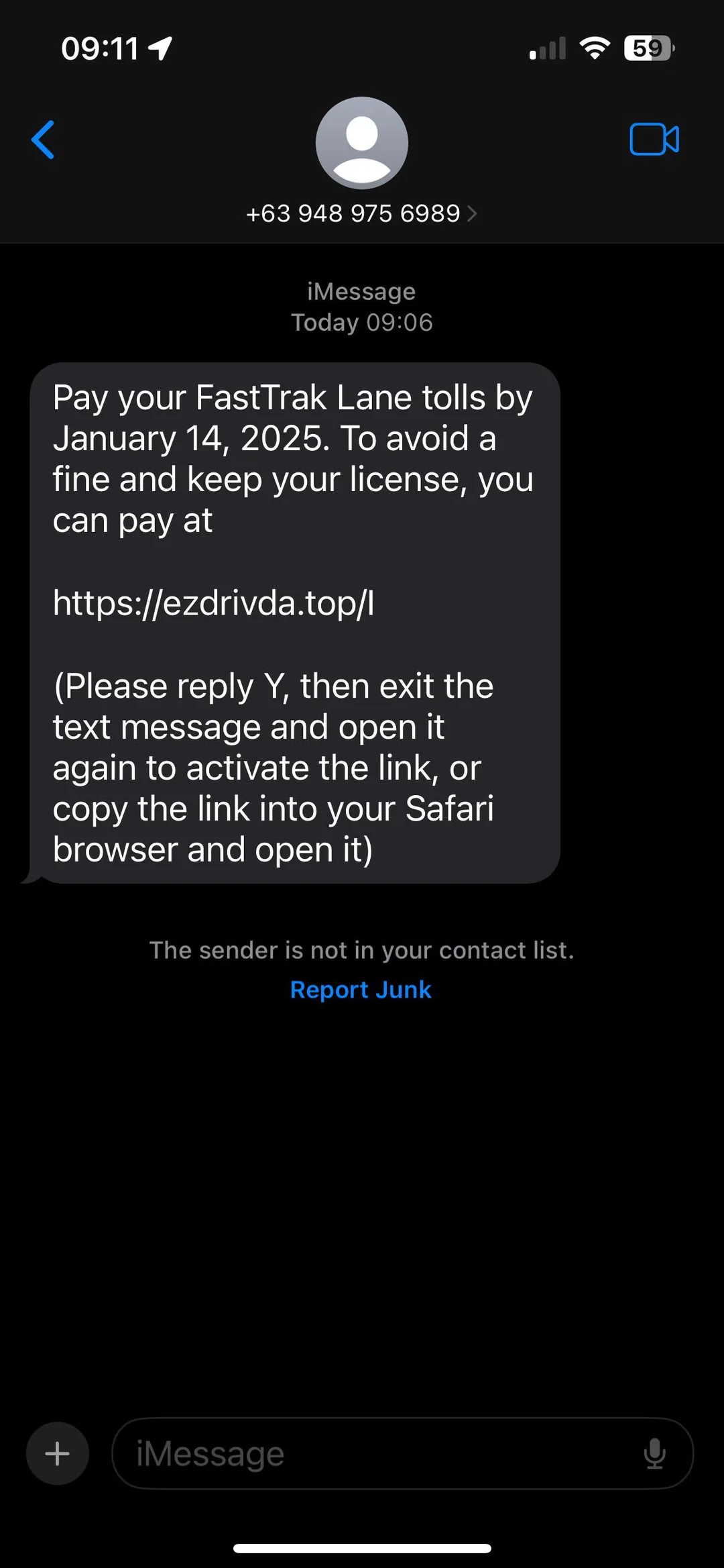 Unpaid Toll Text Message Scams: How to Spot Them and Protect Yourself ... Unpaid Toll Text Message Scams: How to Spot Them and Protect Yourself ...