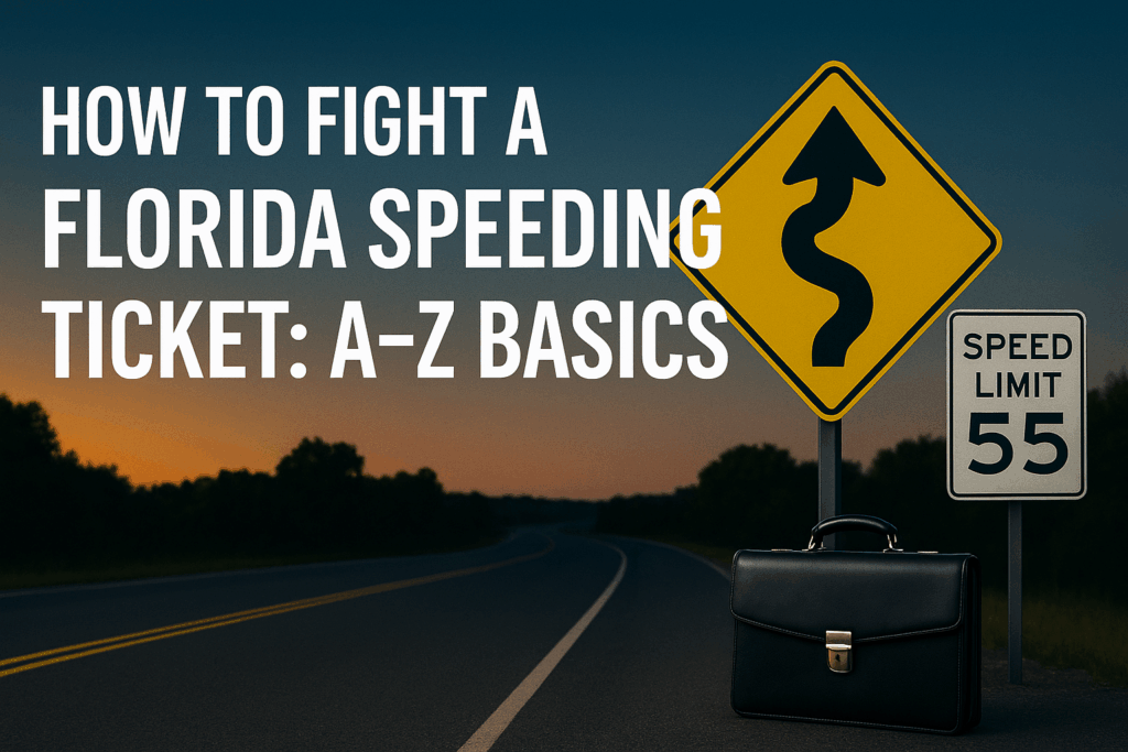 How To Fight A Florida Speeding Ticket: A-Z Basics | Traffic Lawyer ...